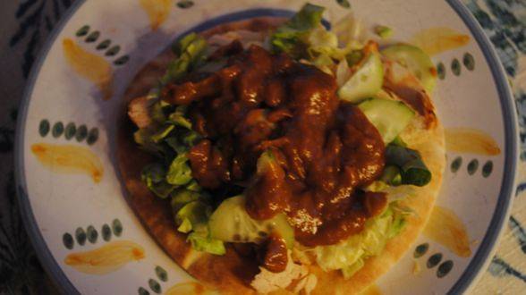 Chicken Satay Naan – Rachael Ray