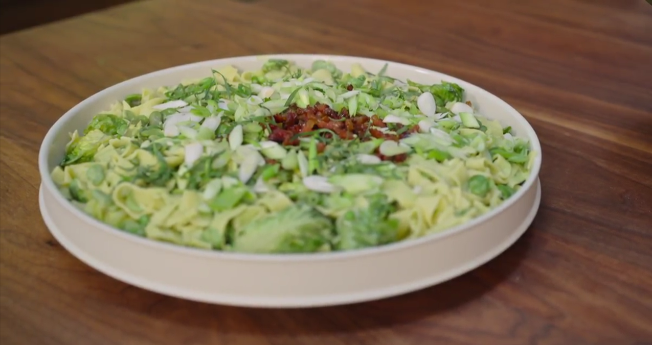 Pasta with Guanciale and Peas Recipe – Rachael Ray