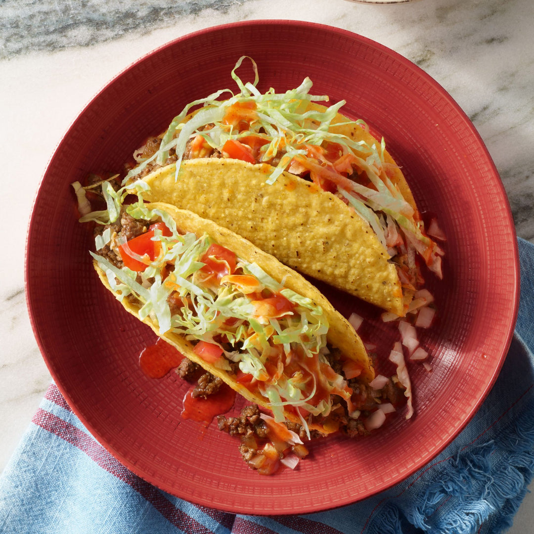 "Rachael Ray's Hard-Shell Red-Eye Tacos"