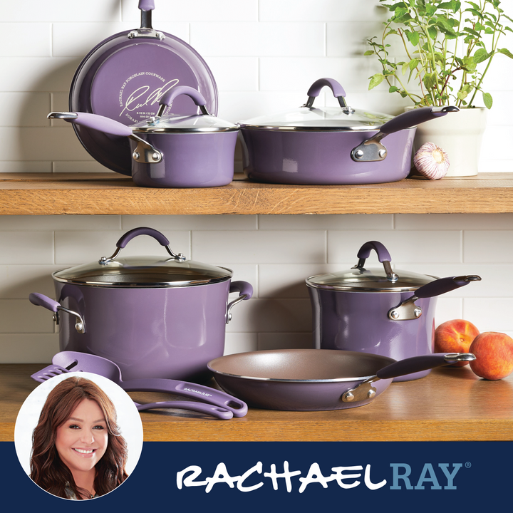12 Piece Cookware Set: Cucina Nonstick Cookware | Rachael Ray