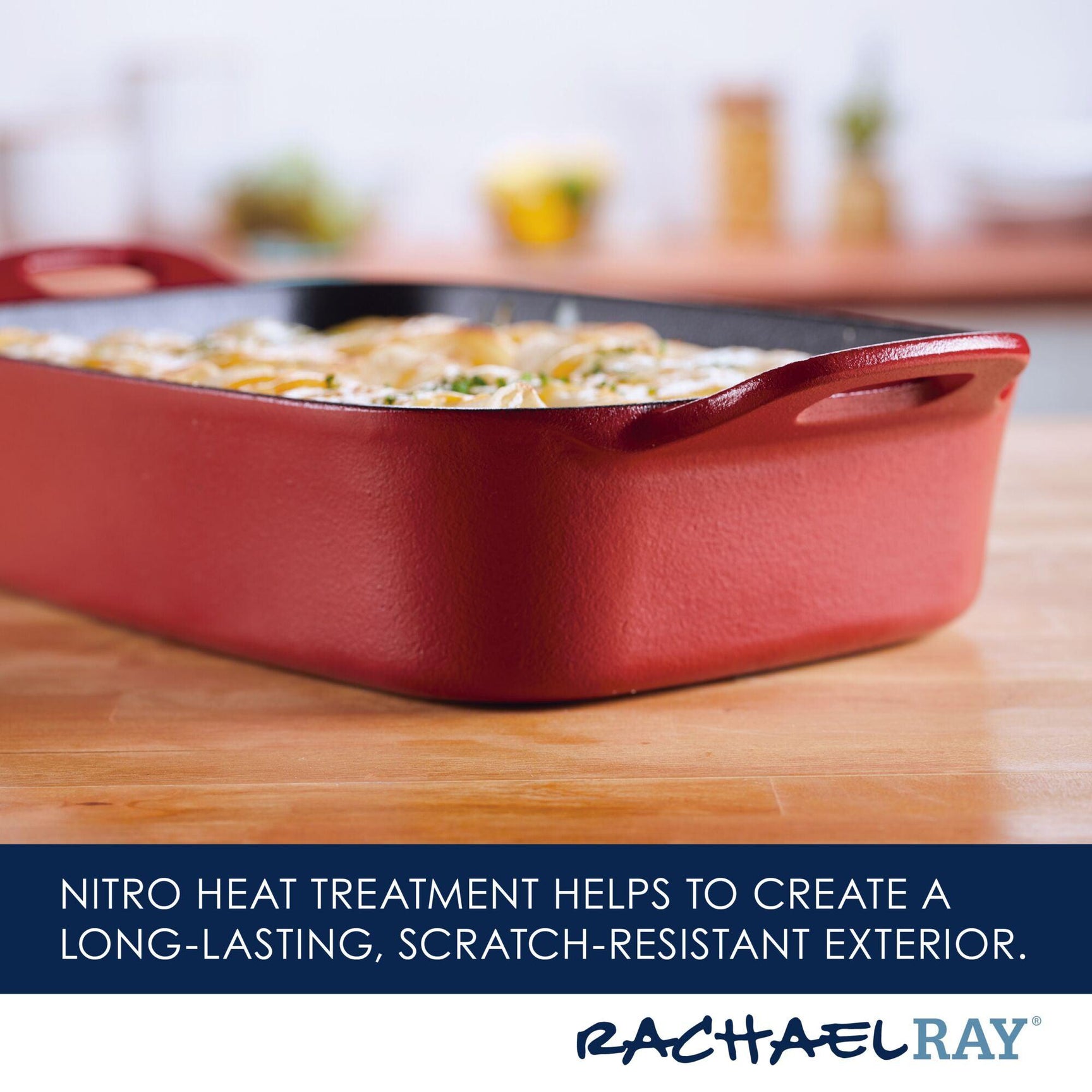 Cast Iron Roasting Pan - Won't Rust or Chip | Rachael Ray